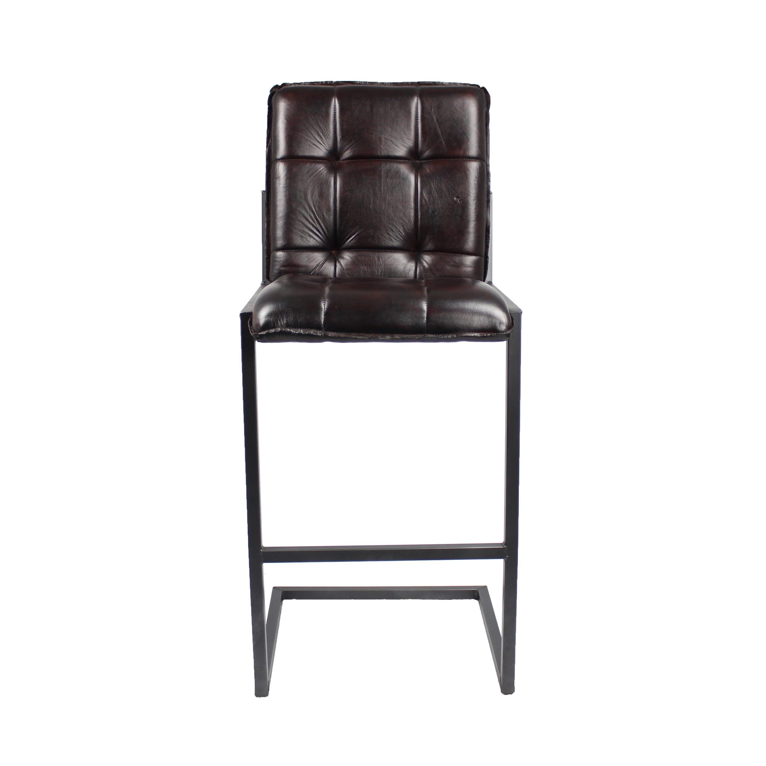 Leder Barhocker im Industriedesign – Made In Germany – Echtes ...