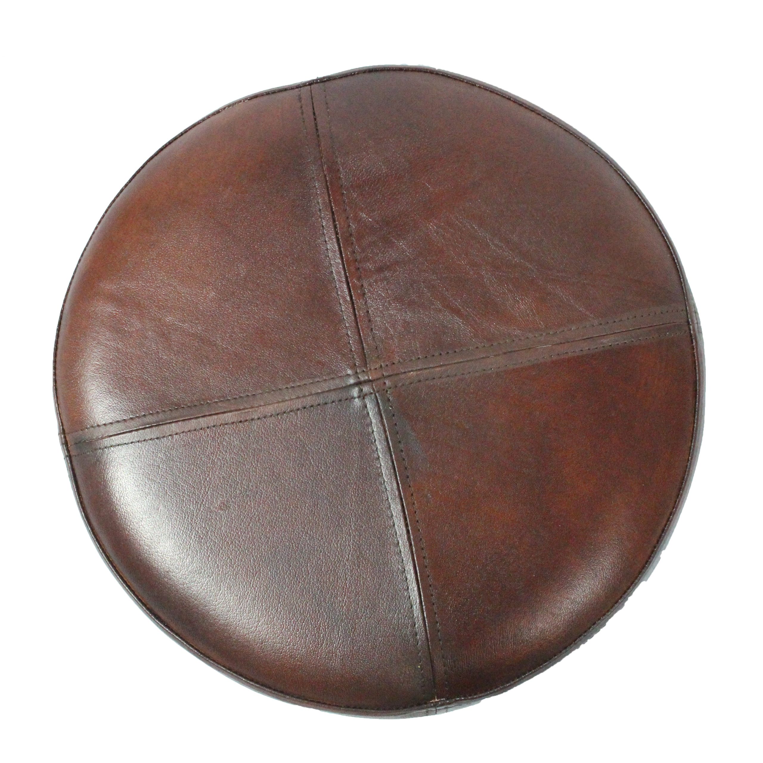 Freischwinger büffelleder Barhocker -Hocker Rund - Made In Germany